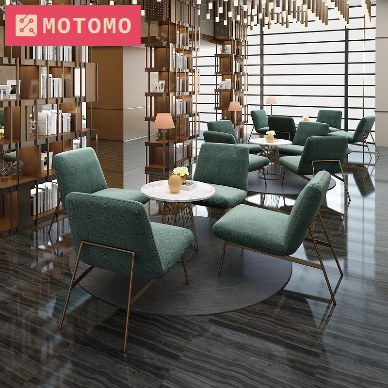 MOTOMO Luxury Nordic Kerusi Sofa Fabric Single Sofa Kerusi MOTOMO ...