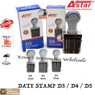 ASTAR DATE STAMP D3 (5MM) / D4 (4MM) / D3 (5MM) (READY STOCK / 100% ...