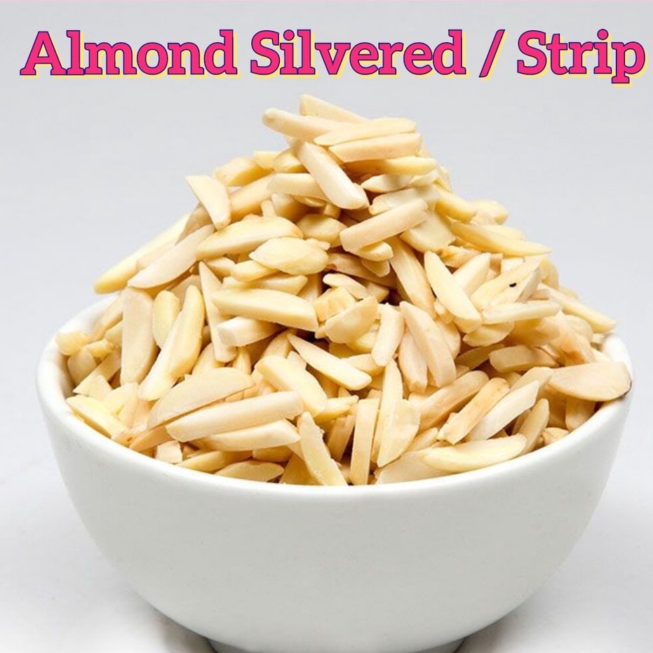 (Ready Stock) Almond Silvered / Badam Hiris /Almond Strips / Hirisan ...