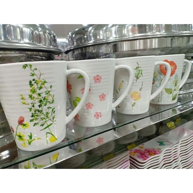 HOT! (12OZ) MUG MELAMINE DESIGN ALA CORELLE / SET CAWAN PLASTIK ...