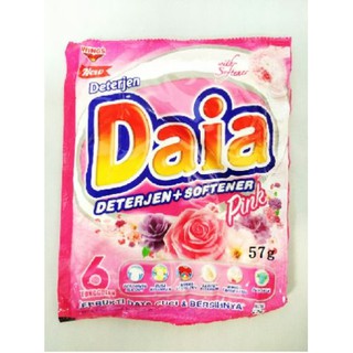 Daia Washing Detergent Powder Mini Travel Pack 53g / Sabun Basuh Serbuk ...
