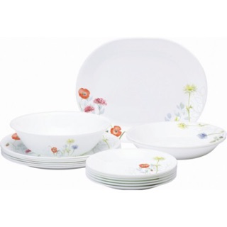 (Ready Stock!!) Corelle Daisy Field 16pcs Dinnerware Set Livingware ...