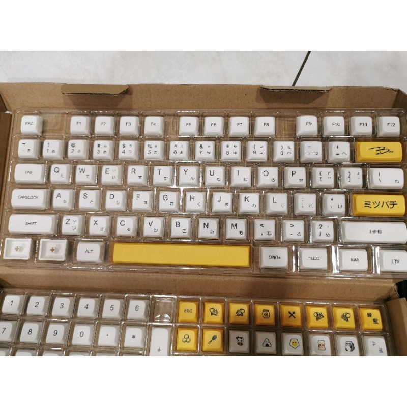 XDA PROFILE HONEYBEE KEYCAPS MECHANICAL KEYBOARD | Shopee Malaysia