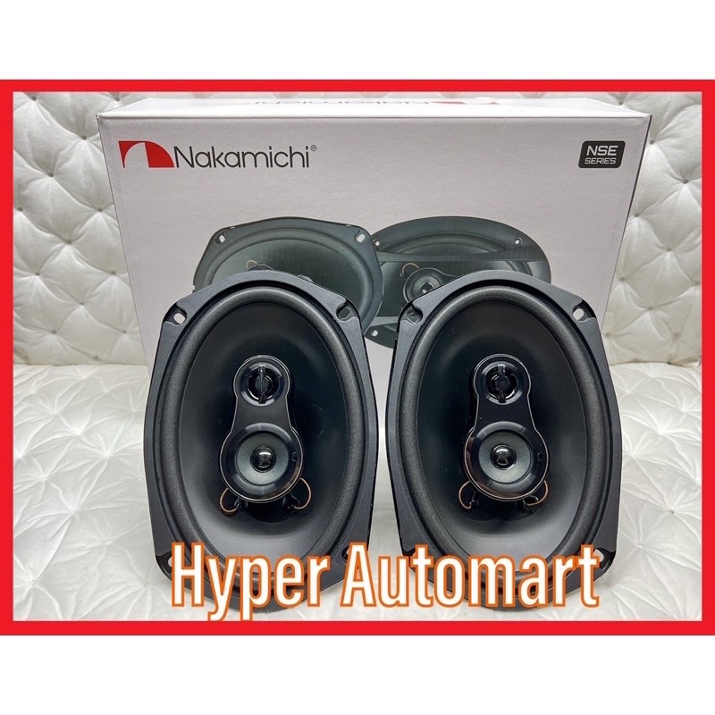 Nakamichi Car 6x9"Inch 3-Way Coaxial Speaker (NSE 6918) Myvi Axia Wira Camry Vellfire Altis ...
