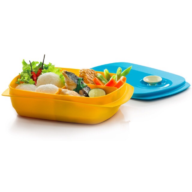 Tupperware Reheatable Divided Lunch Box | Shopee Malaysia