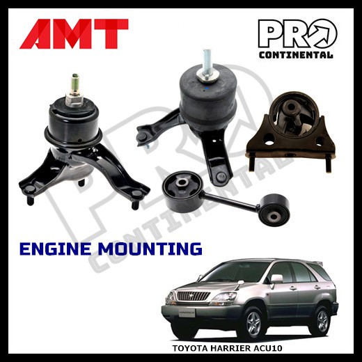 AMT TOYOTA HARRIER ACU10 2.4 2WD 1997-03 ENGINE MOUNTING SET [4 PIECE ...