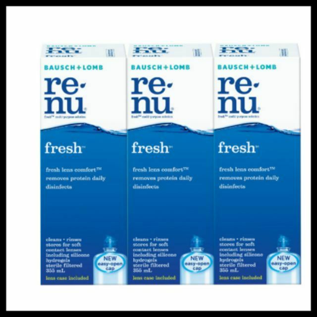 Renu Fresh Multi-purpose Solution 3 x 355ml | Shopee Malaysia