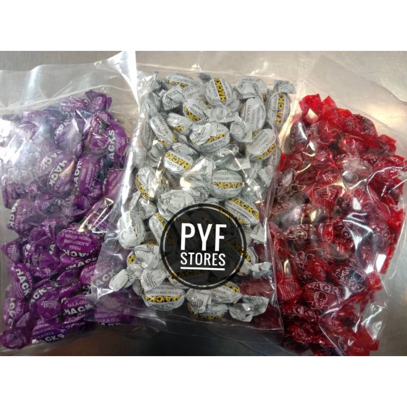 Repack gula-gula hacks 50 pcs 3 perisa | Shopee Malaysia