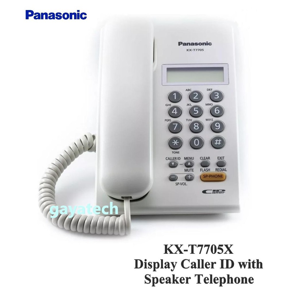 Ready Stock - Panasonic KX-T7705X (White) Display Caller ID Corded ...