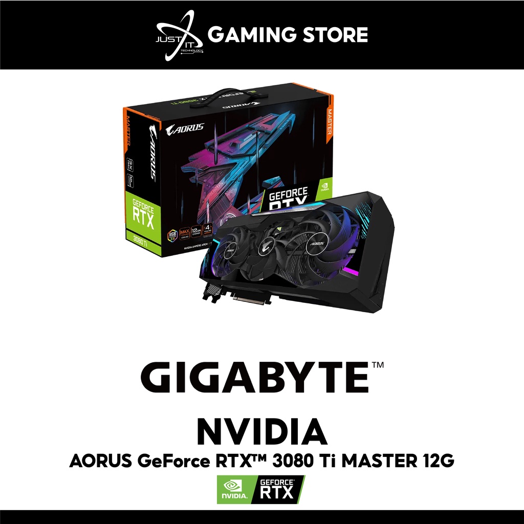 GIGABYTE AORUS GEFORCE RTX3080 TI MASTER 12GB DDR6X 384BIT GRAPHICS ...