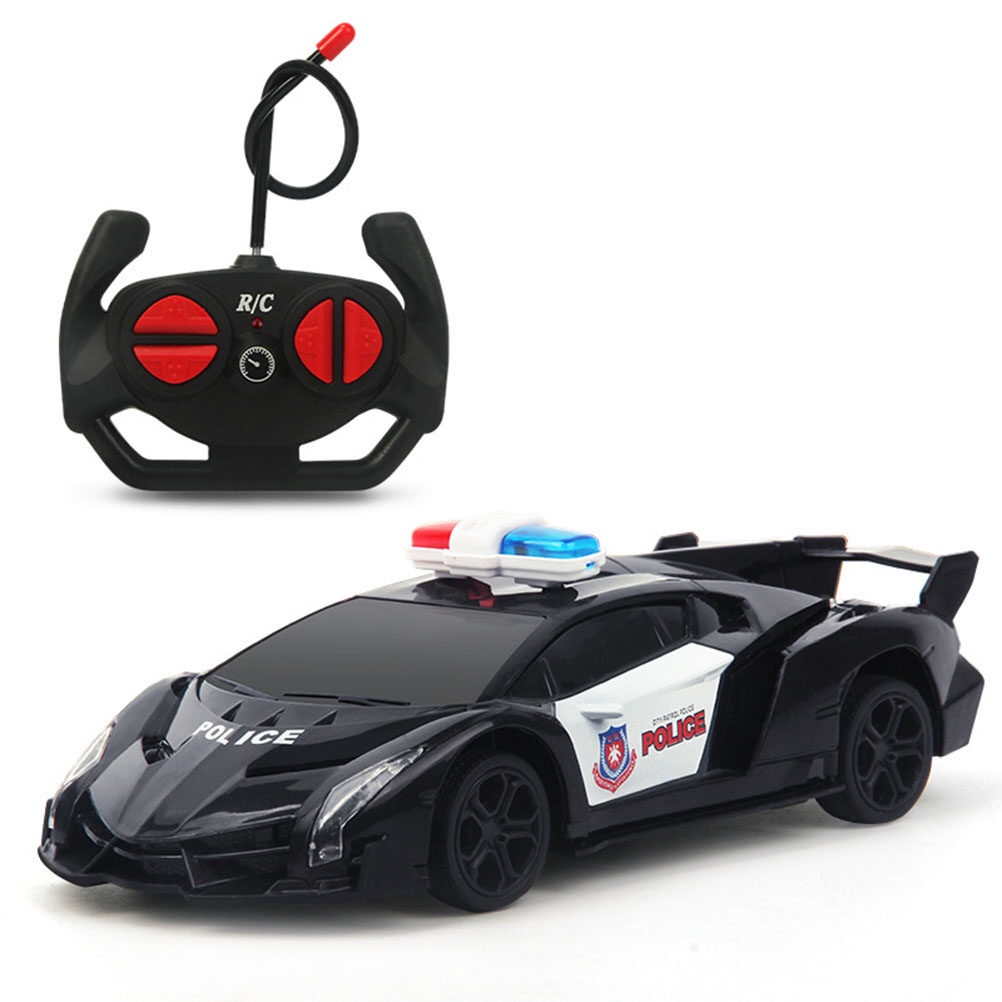 Remote Control Car 1/24 RC Police Car Electric Cop Car Toys for Kids ...