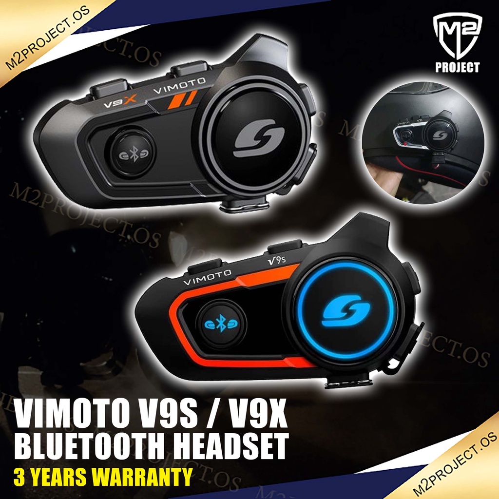Vimoto V9S/V9X Bluetooth Headset Official Store Malaysia - 3 Years Warranty | Shopee Malaysia
