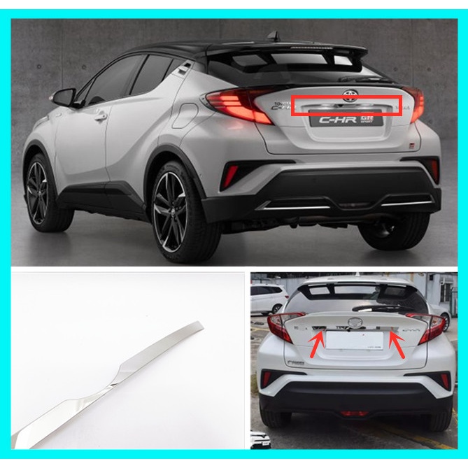 Toyota CHR C-HR 2016-2021 Rear Trunk Lid License Plate Upper Trim ...