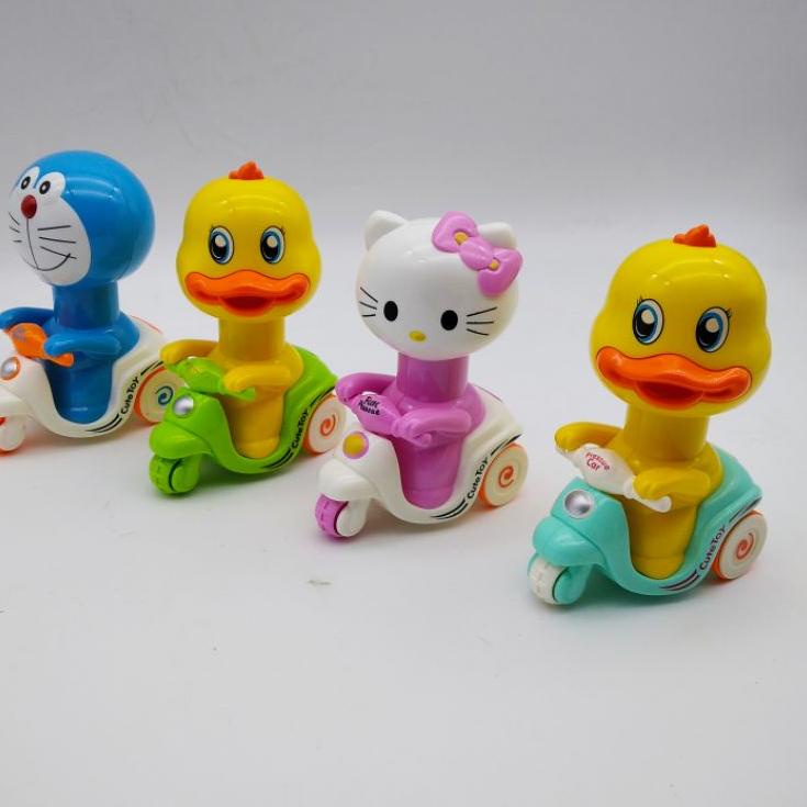 Baby Toys Push / Toys Form Ducks, Doraemon, hello kitty Vespa ...