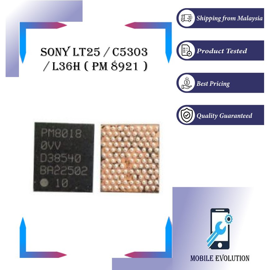 Sony LT25 / C5303 / L36H ( PM 8921 ) Power Ic New Replacement Part ...