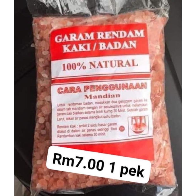 GARAM RENDAM KAKI/BADAN / GARAM BUKIT | Shopee Malaysia