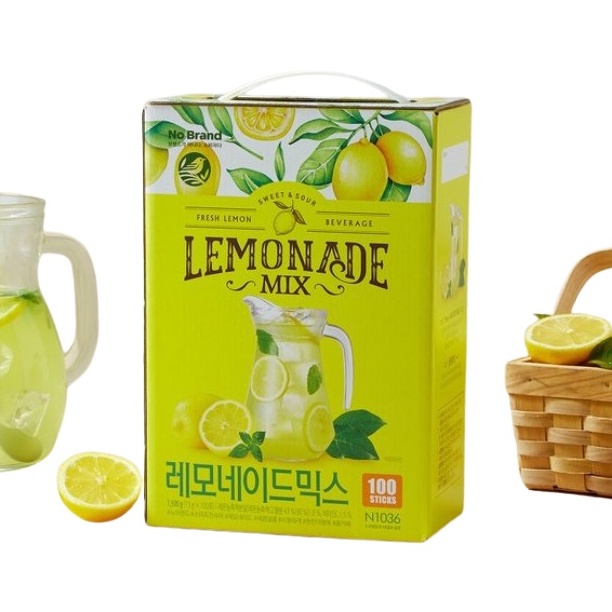 [No Brand] Lemonade MIX 50/100 Packs Healthier Choice Korean Tea Powder ...