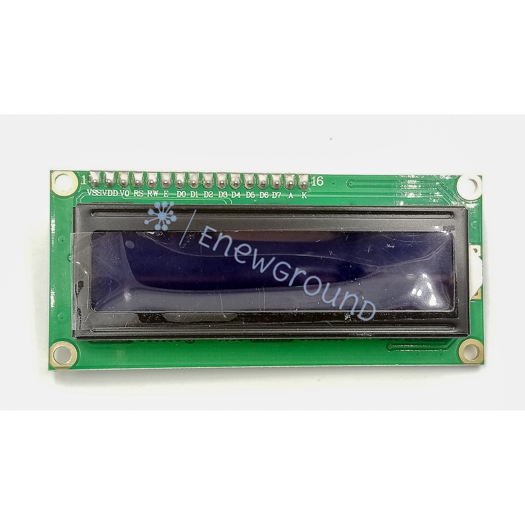Liquid crystal display (LCD) with IIC module (1602, 16x2, white-blue ...