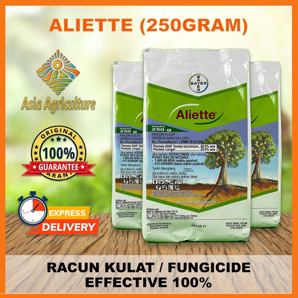 ASIA AGRICULTURE ALIETTE 250G RACUN KULAT FUNGICIDE RACUN DURIAN ...