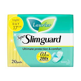 Laurier Super Slimguard : SUPER SLIM GUARD 17cm 20s | Shopee Malaysia