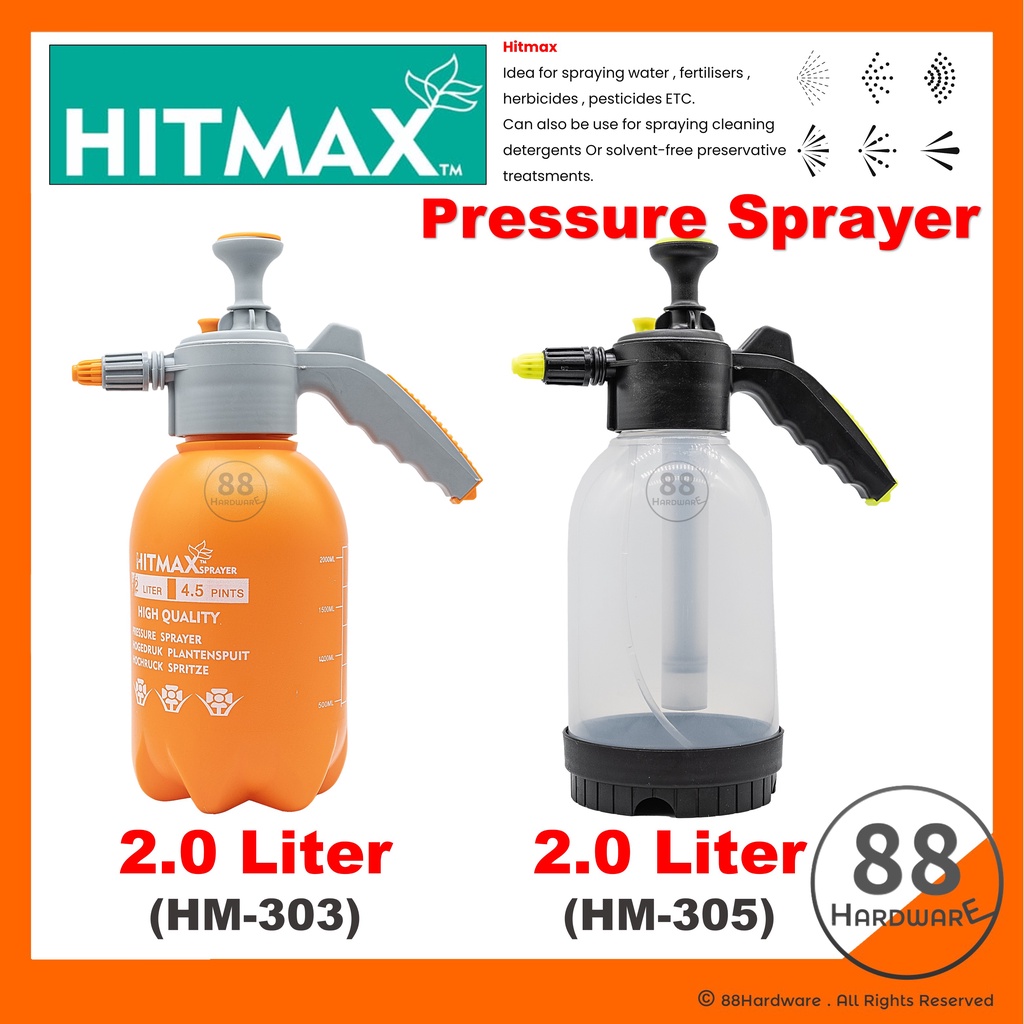 1L 2L Hitmax water sprayer pump Pam racun Pam racun bateri Pump racun ...