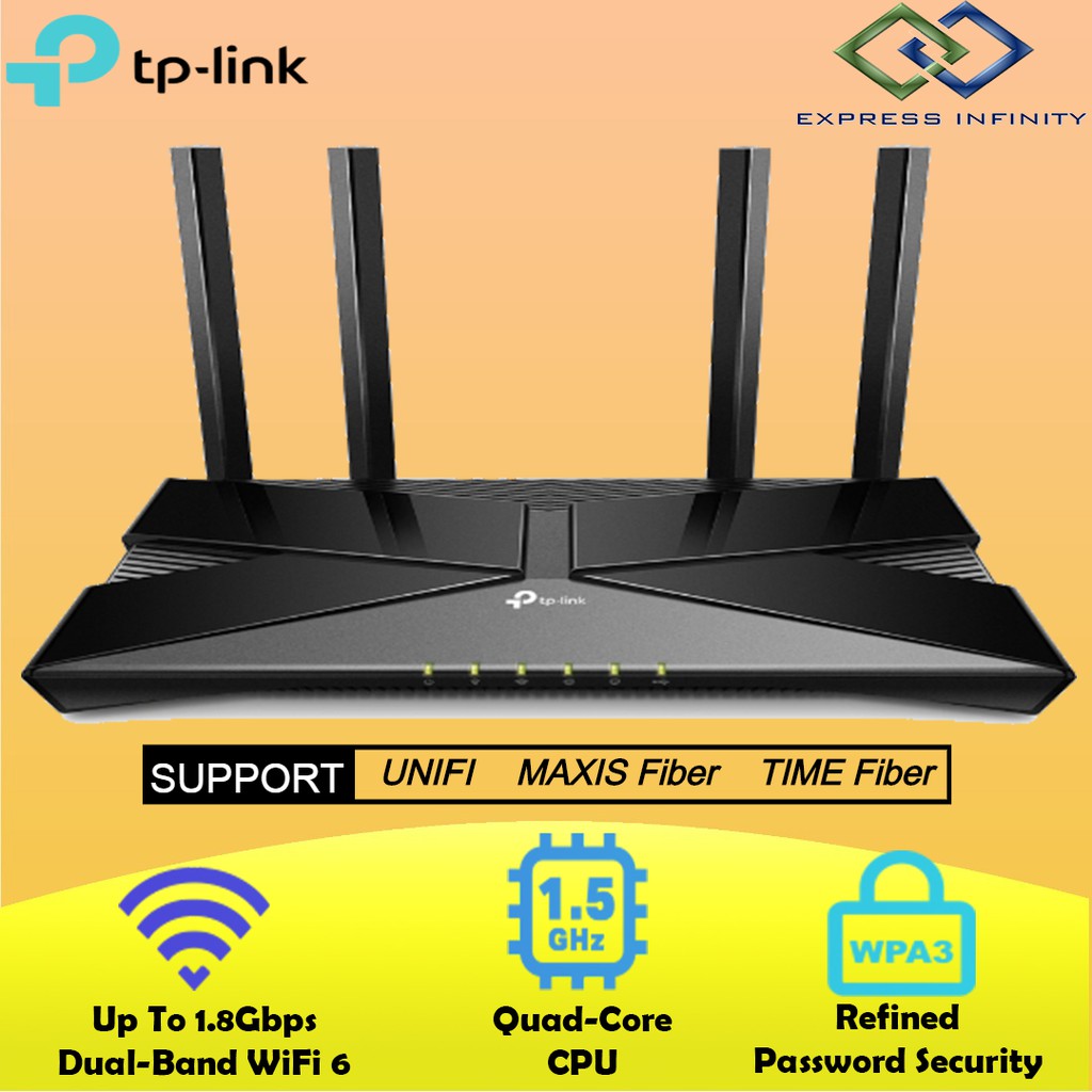TP-Link Archer AX20 AX1800 Dual-Band Wi-Fi 6 Router | Shopee Malaysia