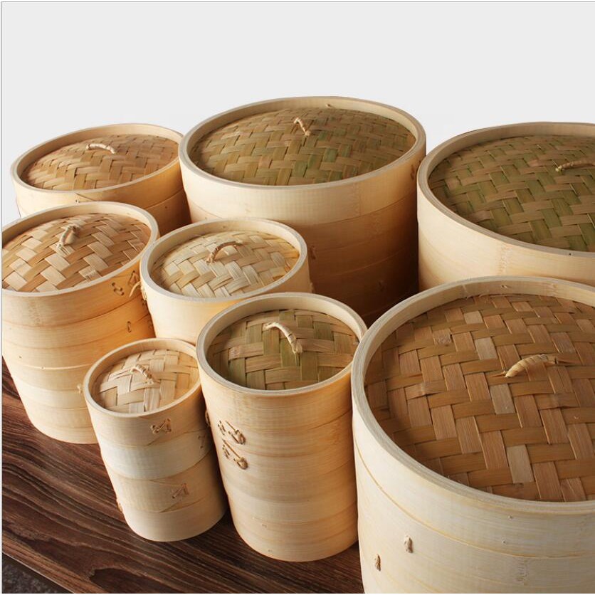 Bamboo Steamer Body & Cover / Bakul kukus pau/ kuih/ dim sum / Dim Sum ...