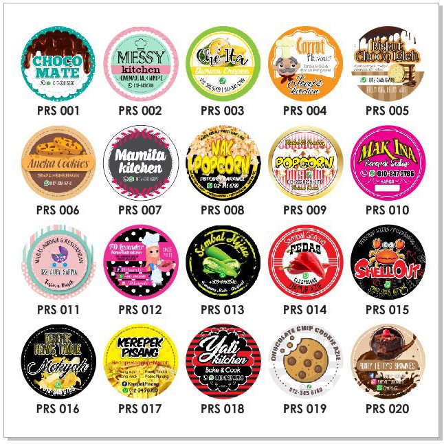STIKER PRODUK FREE DESIGN | PRODUCT STICKER | STICKER MURAH | STICKER ...