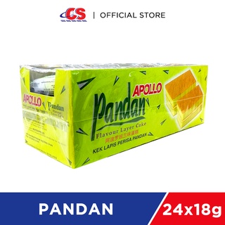APOLLO Pandan Layer Cake 24x18g | Shopee Malaysia