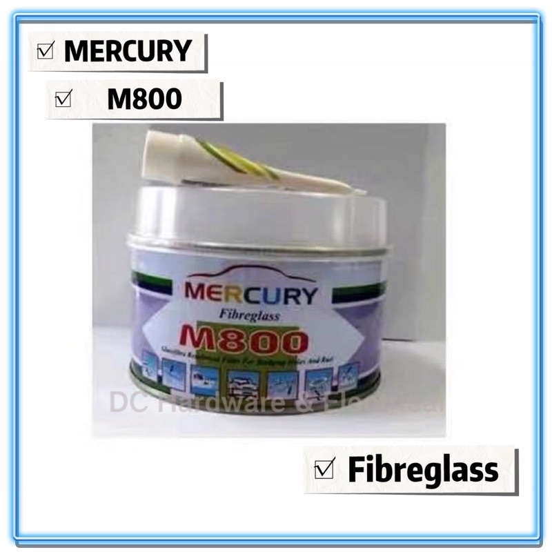 M800 MERCURY Fibreglass / Simen Fiberglass Kereta (280gm) | Shopee Malaysia