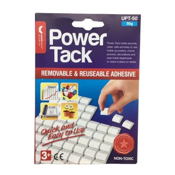 Power Tack Unicorn UPT-50 Removable & Reusable Adhesive (Unicorn ...