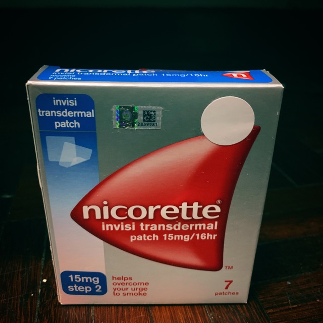 Nicorette invisi transdermal patch 15mg/16hr | Shopee Malaysia