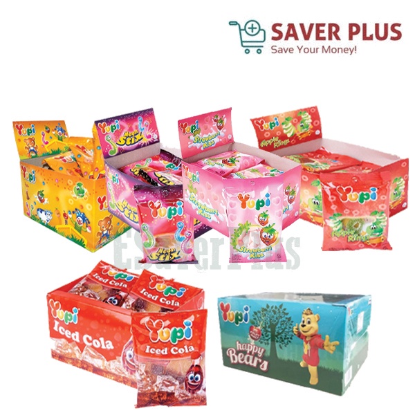 Yupi Gummy Assorted Flavour 12's (45g / 40g) | Shopee Malaysia