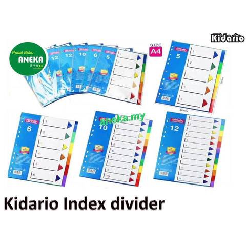 Kidario Colour Index Divider | Shopee Malaysia