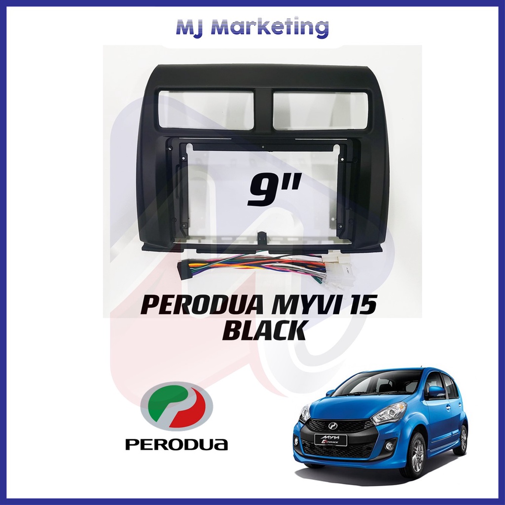 Car Android Player Casing Perodua Myvi 2015-2017 (With SOket) | Shopee ...
