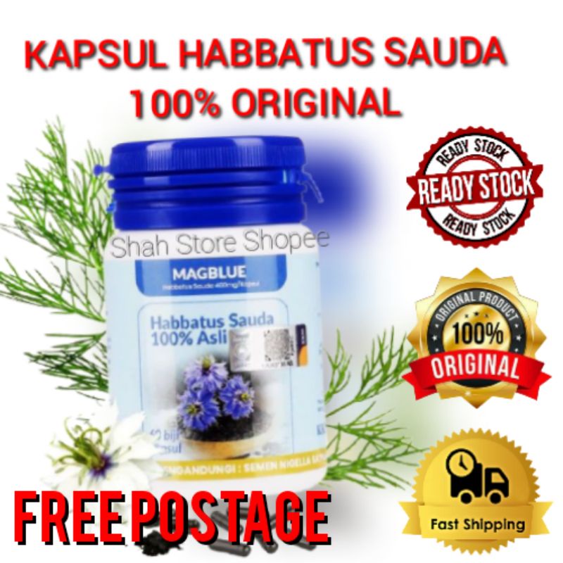 HABBATUS SAUDA 100% ORIGINAL MAGBLUE (LULUS KKM) Free Postage | Shopee ...