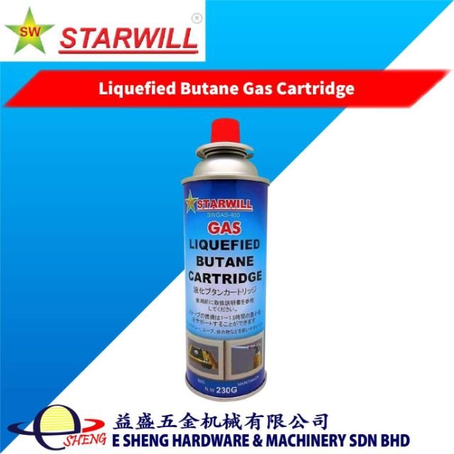 STARWILL 230g Liquefied Butane Gas Cartridge for Portable Gas Cooker ...