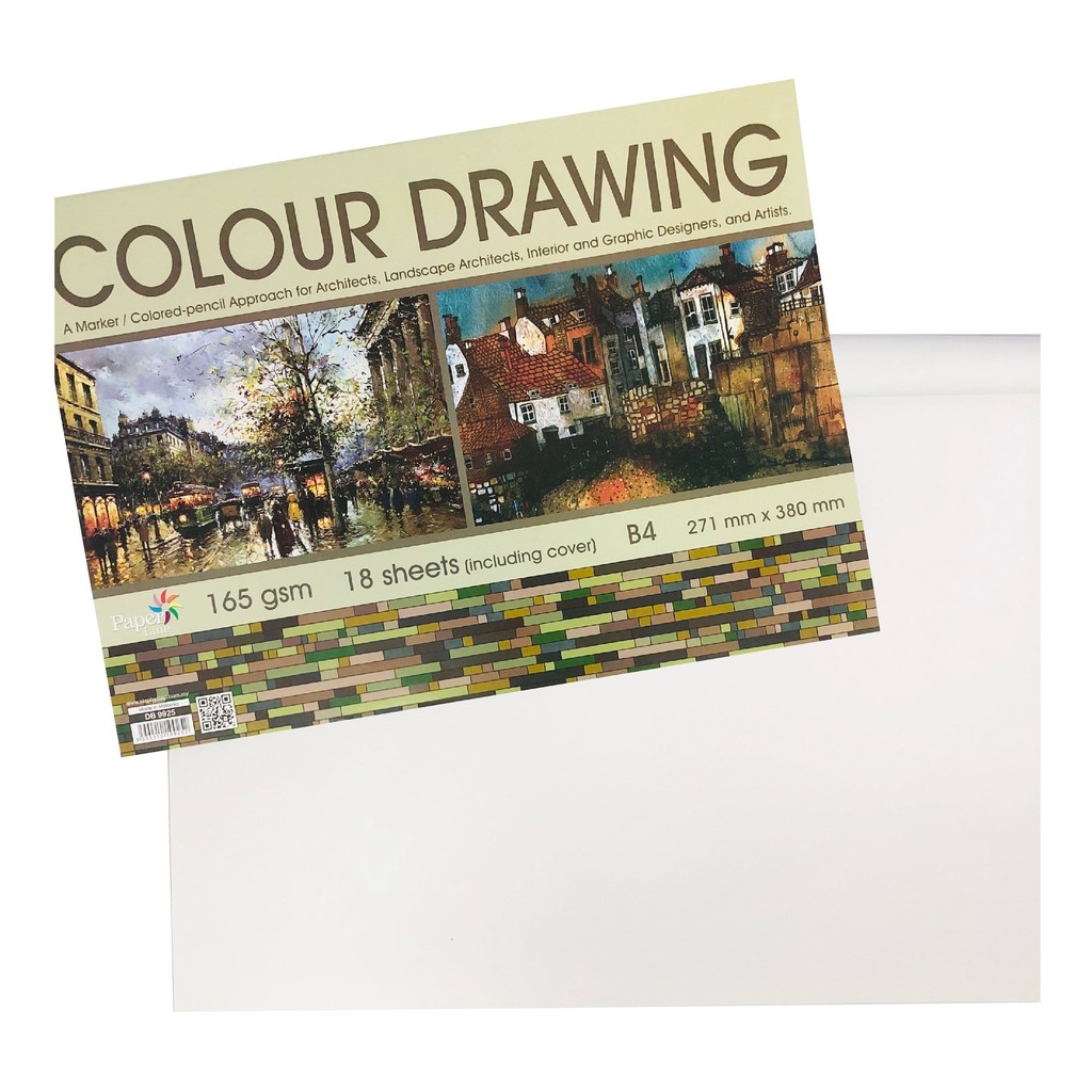 PREMIUM DRAWING BLOCK B4 - 165 GSM - 18 SHEETS | Shopee Malaysia