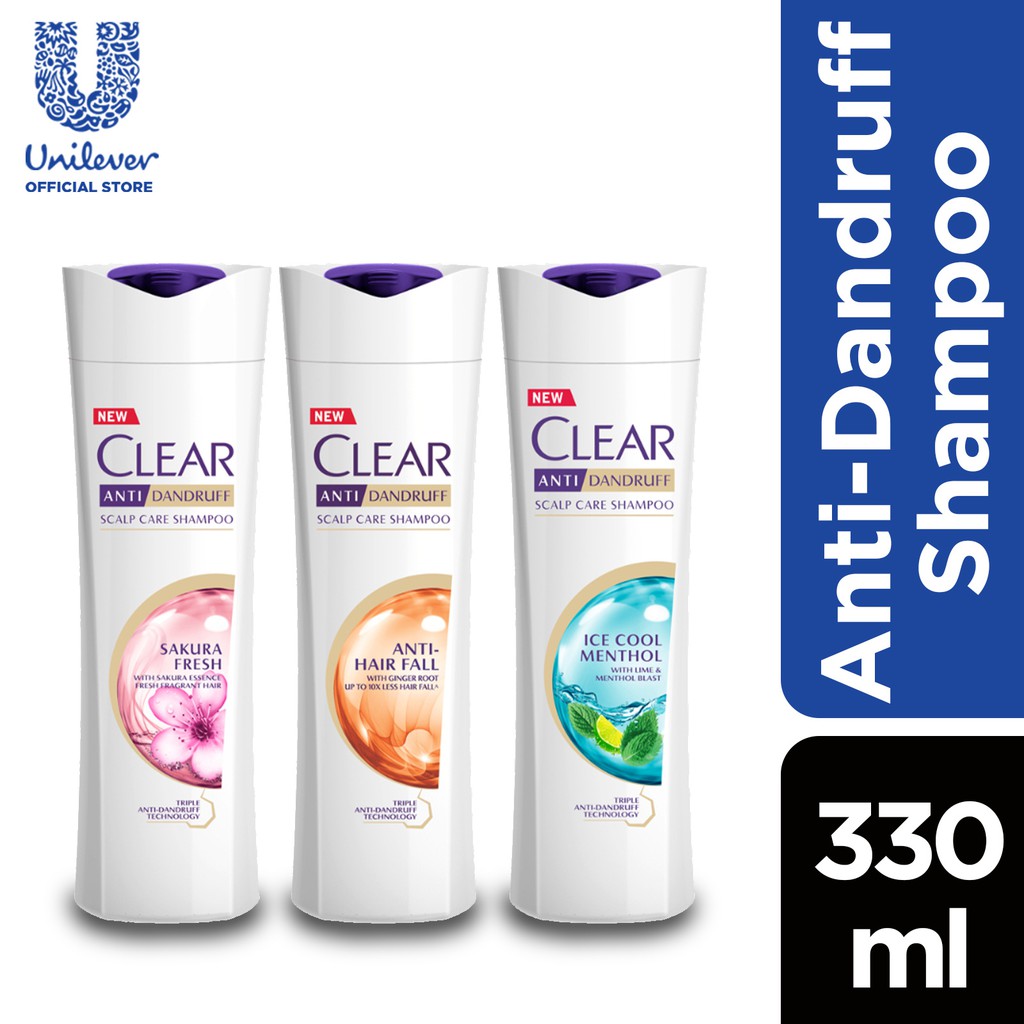 Clear Shampoo 325ml Women(assorted) | Shopee Malaysia