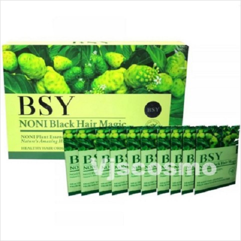 BSY NONI BLACK HAIR COLOR Organic Natural Hair Dye (Black) | Shopee ...
