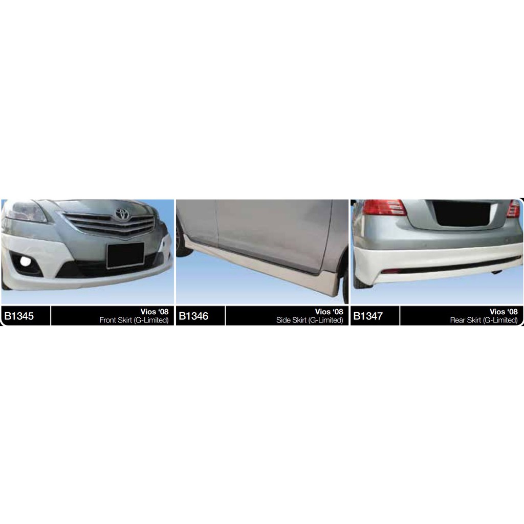 Toyota vios 2008 2009 2010 2011 2012 G Limited bodykit body kit front ...