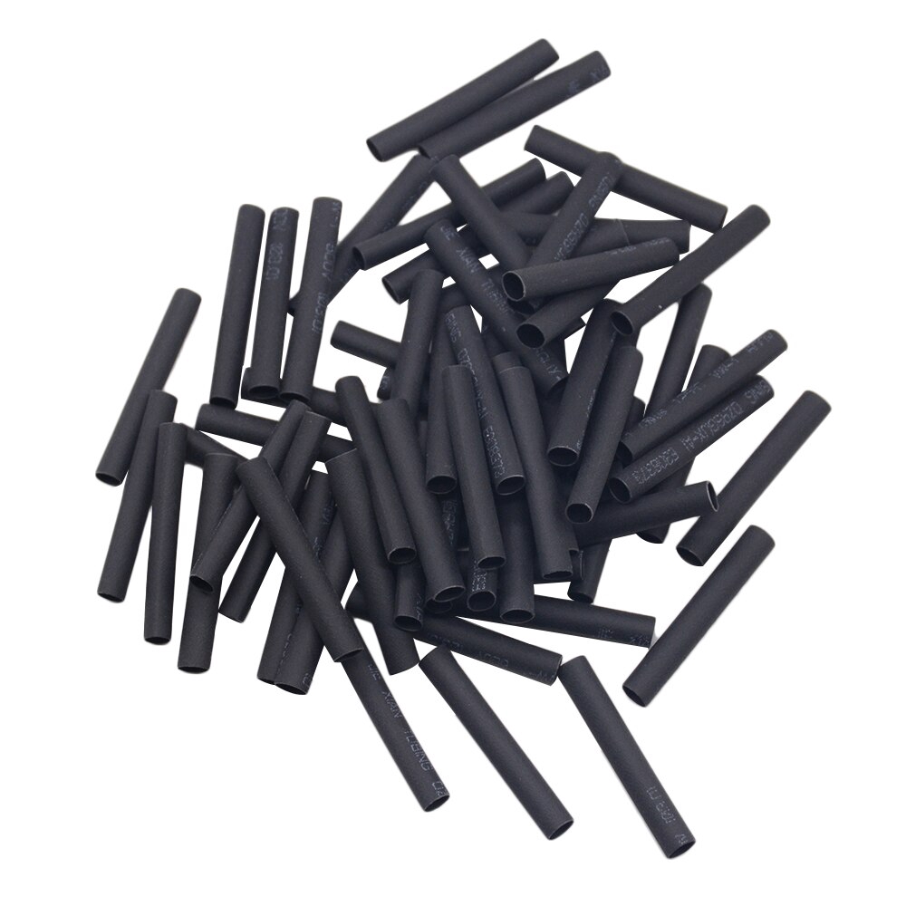 240pcs/lots 2:1 3mm Dia 30mm Long Heat Shrink Tubing Black Wire Wrap ...