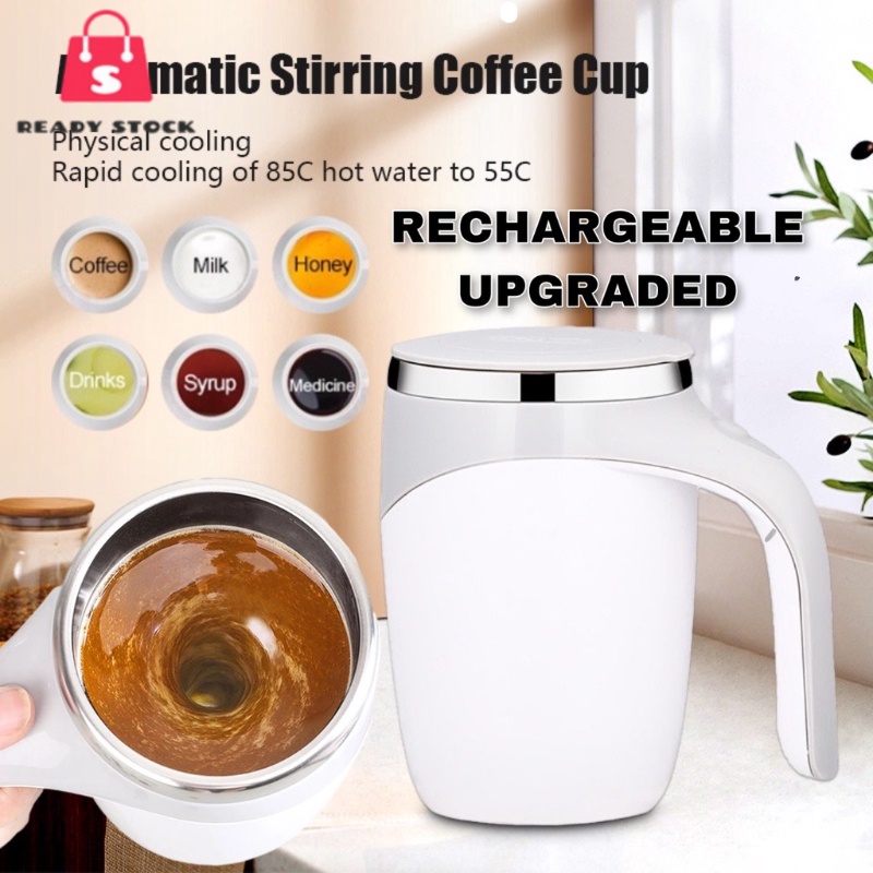 RSS_ Upgraded Rechargeable Auto Stirring Mug Upgrade Self Stir Coffee ...