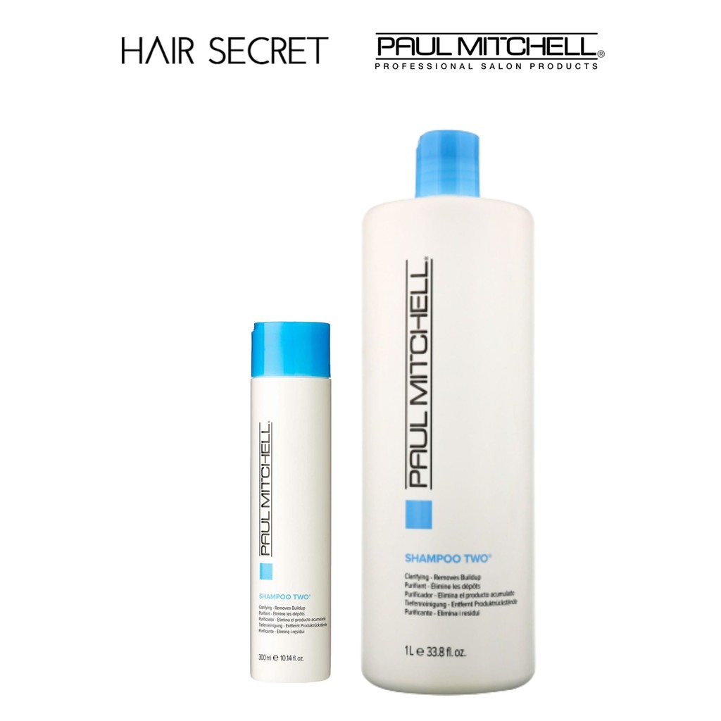 Paul Mitchell Shampoo Two (Clarifying - Removes Buildup) 300ml/1000ml ...
