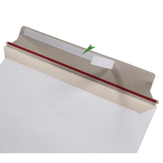A4 Document White Envelope Hard Cover Protection Courier Pack (1pcs ...