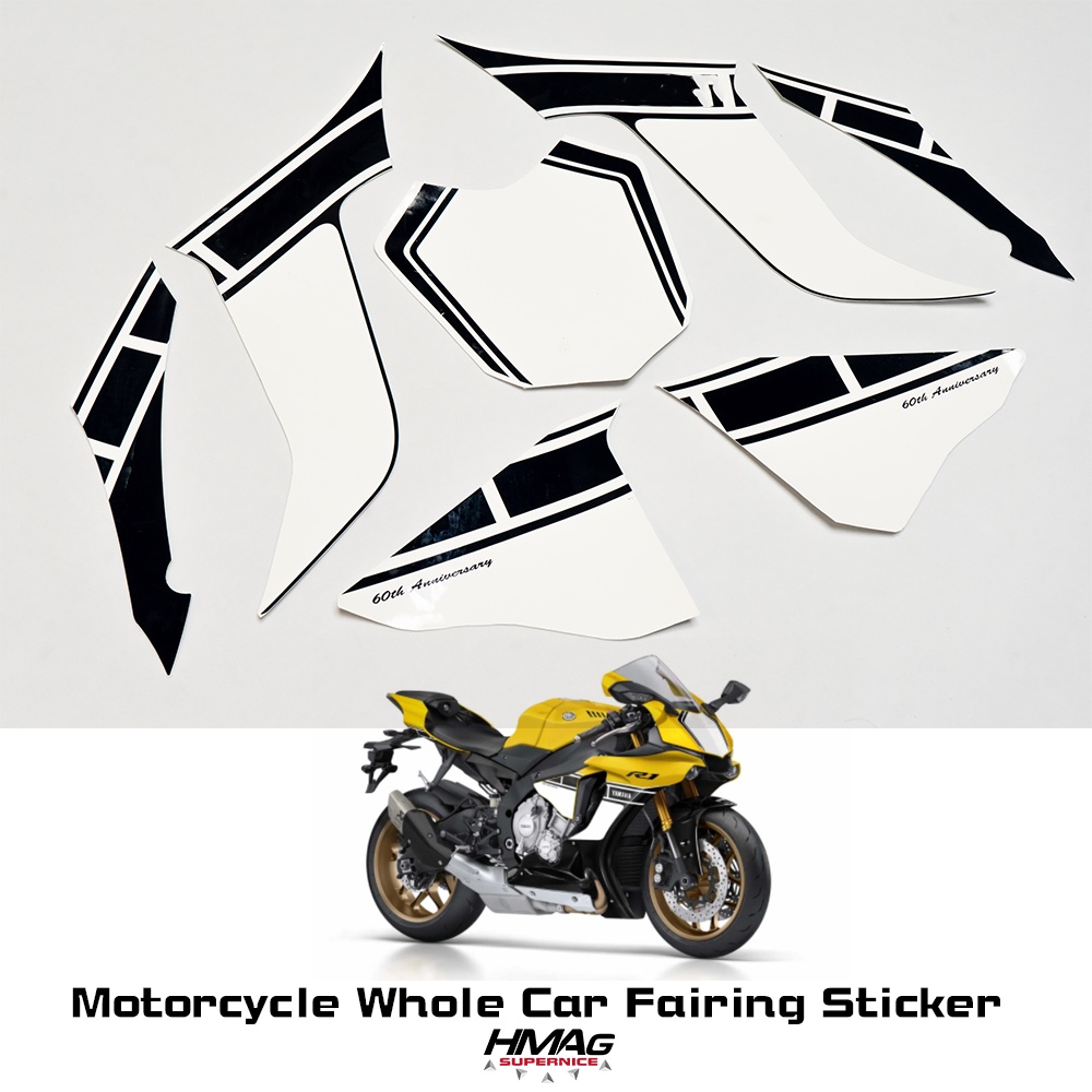 Kit For 2016 Yamaha R1 60th Anniversary ABS New Stickers Motorcycle ...