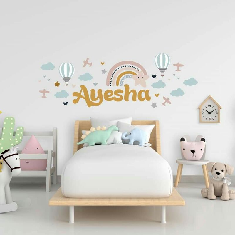 stiker wallpaper nama bilik | Shopee Malaysia