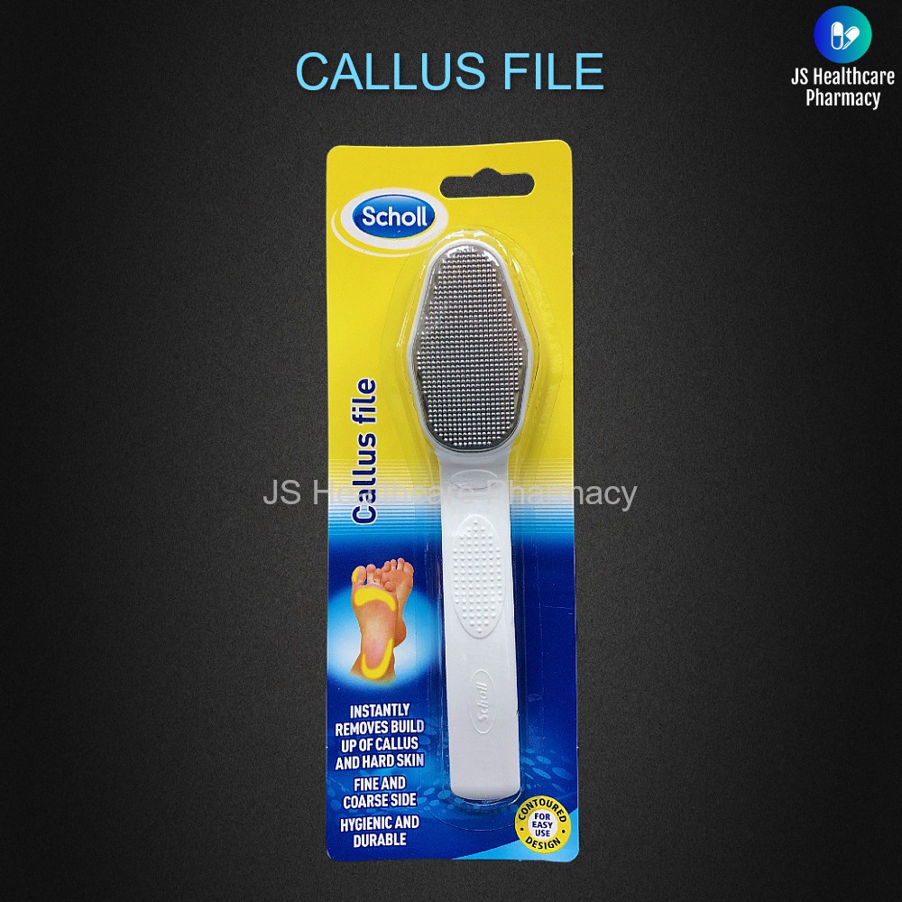 Scholl Callus File (Contoured Design For Easy Use) | Shopee Malaysia