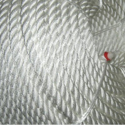 8MM X 100 METER MARINE SUPER SOFT WHITE NYLON 3 STRAND ROPE (KOREA ...