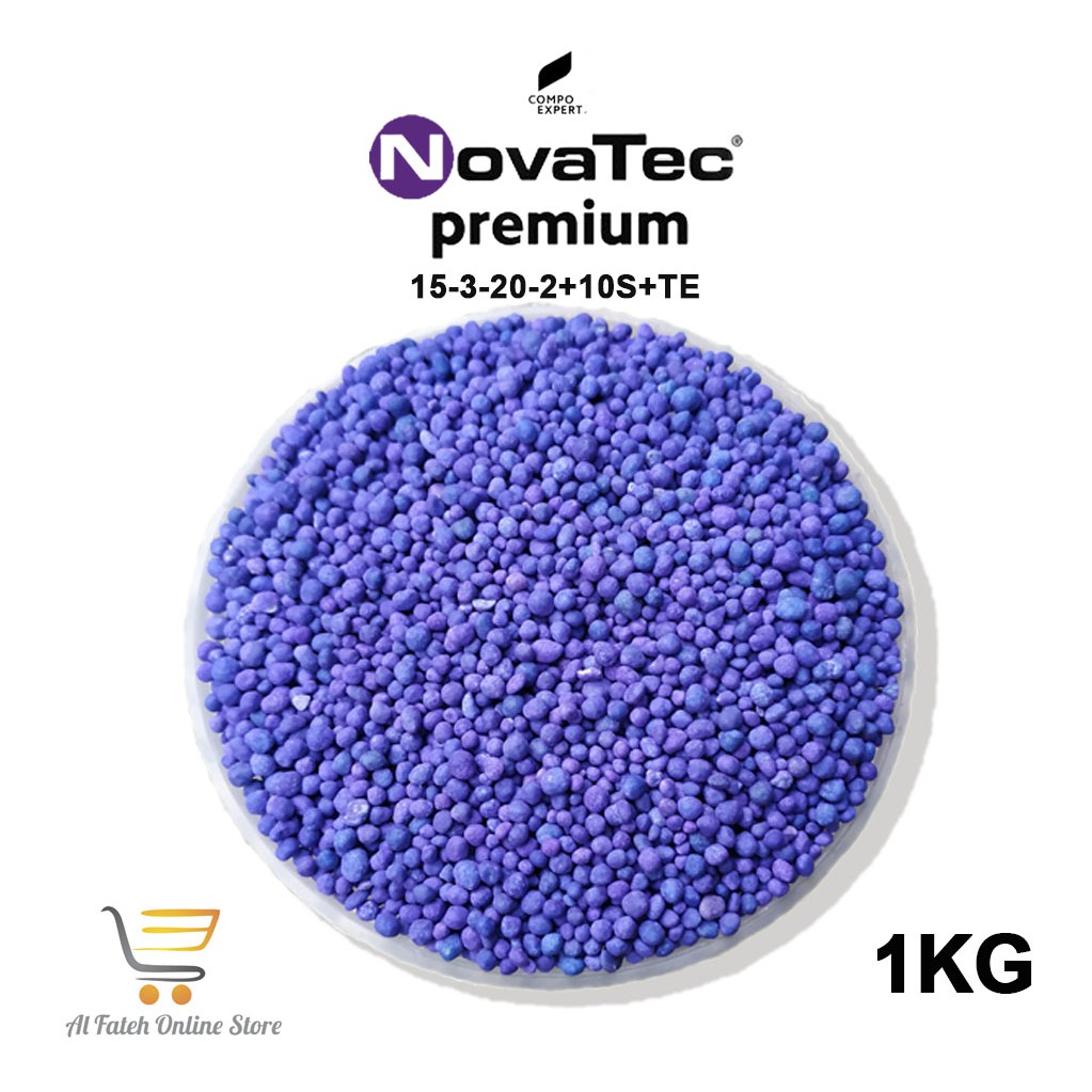 NOVATEC Premium 15:3:20:2+10S +TE 1KG (baja bunga dan buah) | Shopee ...